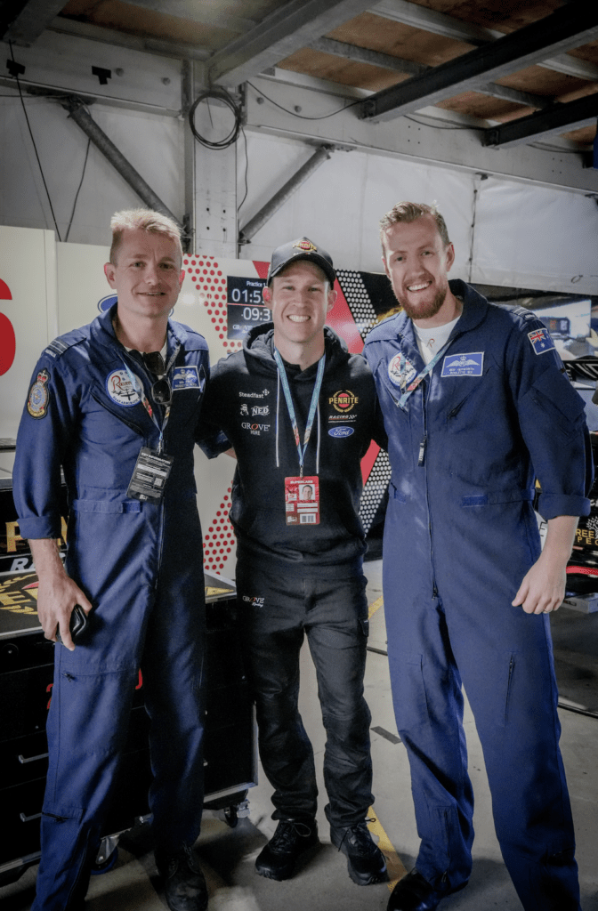 RAAF PILOT GETS A TASTE OF PENRITE RACING GEN3 SUPERCAR – Penrite Racing